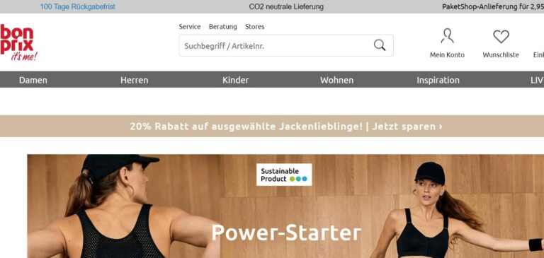 Wie kann ich mich an Bonprix Kundenservice in Deutschland?