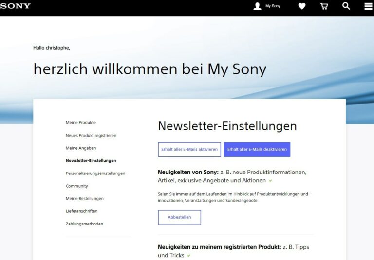 Sony support | Telefonnummer für Ihren Kontakt SONY Hotline