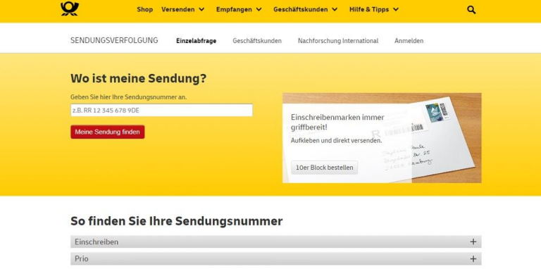 Wie man ich die Deutsche Post hotline? Kontakt kundenservice