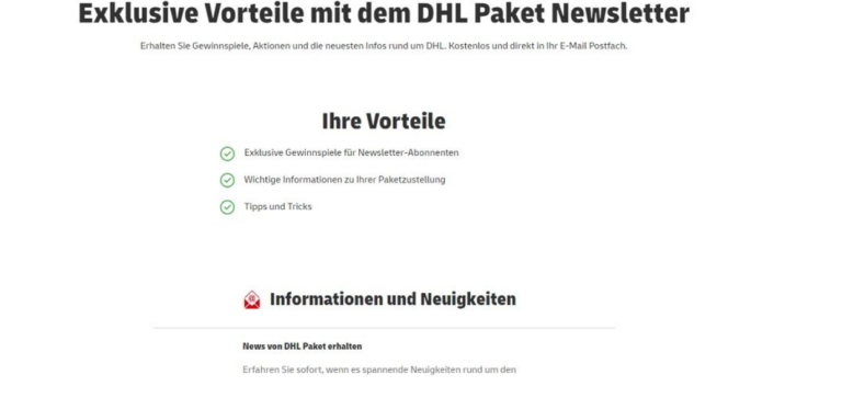 Sie suchen einen DHL kundenservice? ᐈ Alle DHL Kontakt